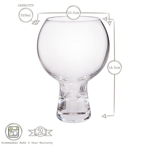 Glassware Short Stem Gin Glasses 525ml Pack Of 4 Rink Drink